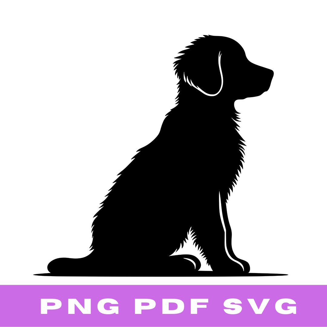Dog SVG, Dog Silhouette Svg, Playful Dog Svg, Dog Breed Svg, Golden Svg ...