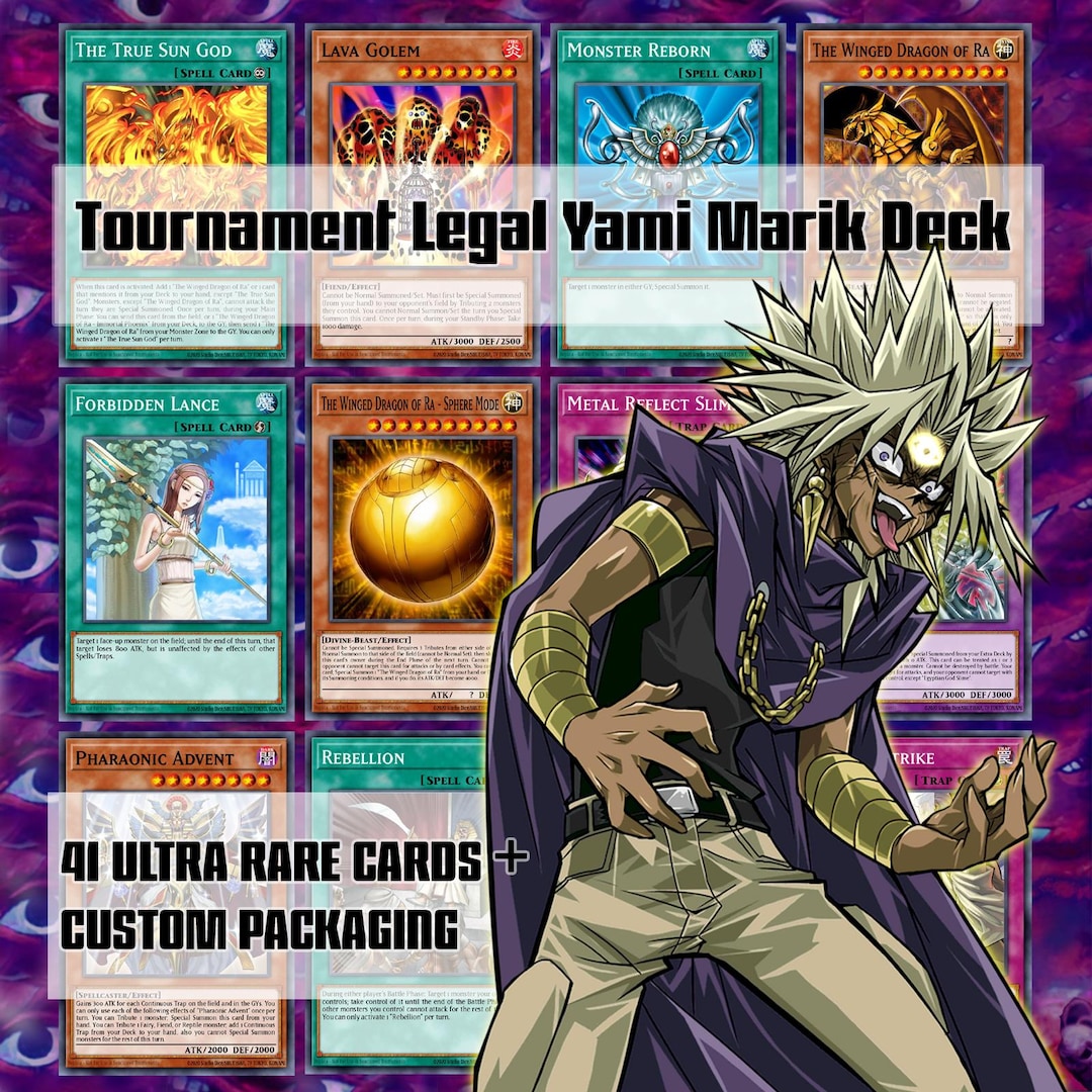 Yu-gi-oh! Starter Deck: Marik's Hatred (custom Deck, Official Cards ...
