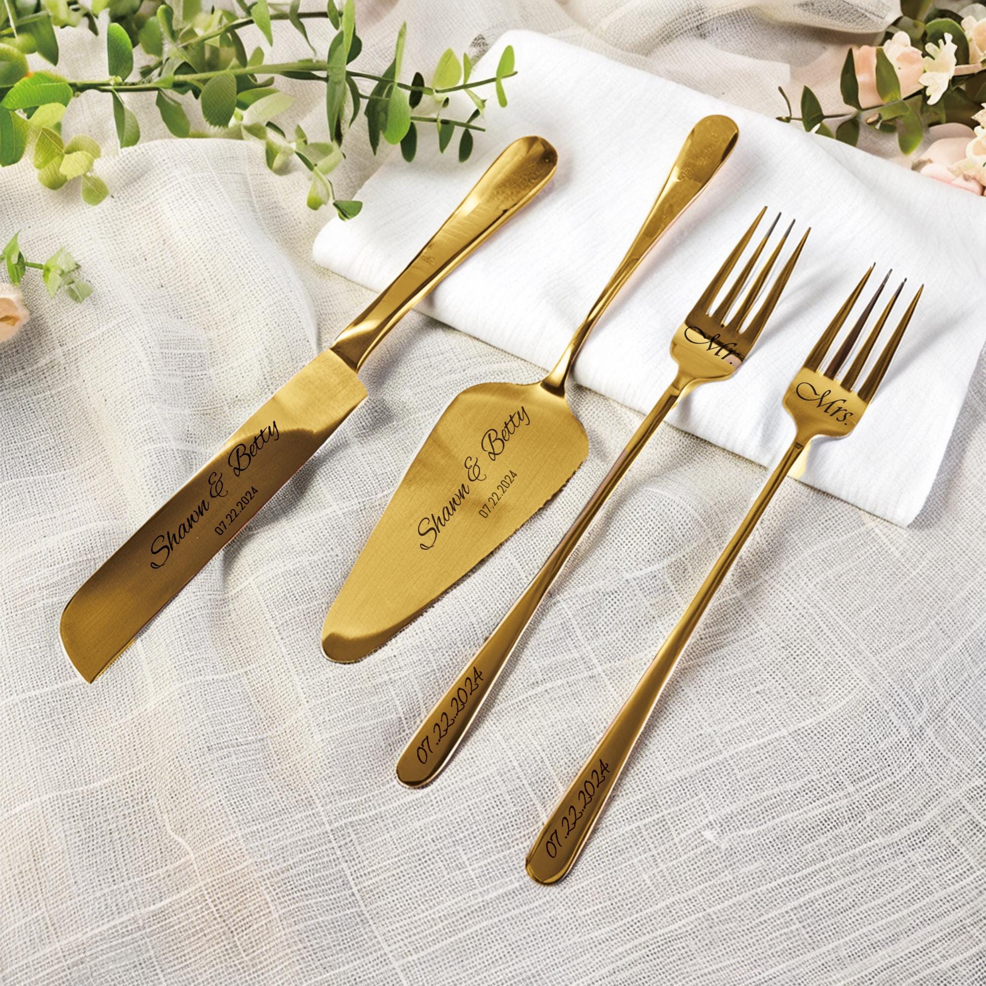 Custom Wedding Day Cake Cutting Set,personalized Mr Mrs Keepsake for ...