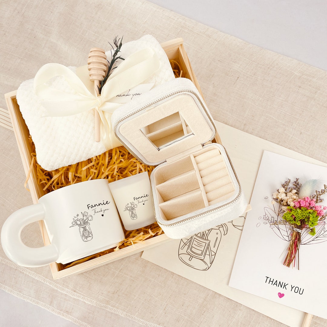 Custom Wooden Box Thank You Gift Box, Personalized Gift , Thank You ...