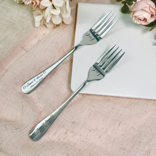 Wedding Cake Forks - Etsy