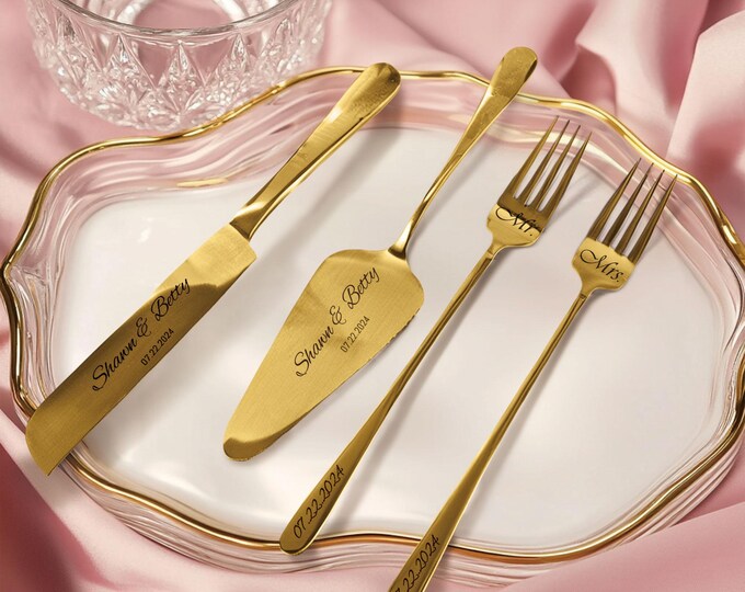 Custom Wedding Day Cake Cutting Set,personalized Mr Mrs Keepsake for ...