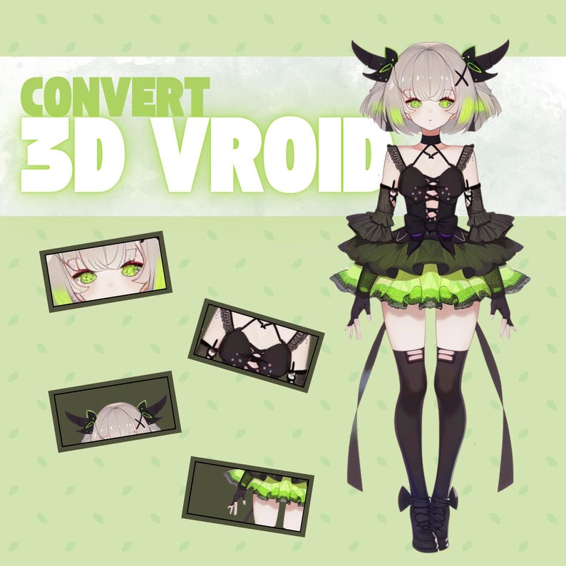 Convert 3D Vroid Model | Convert Live2d Vtuber Into Vroid Model, Custom ...