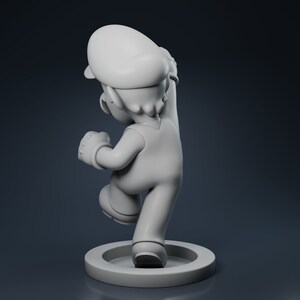 Luigi Character - Super Mario Characters 3D STL File for 3D Printer ...
