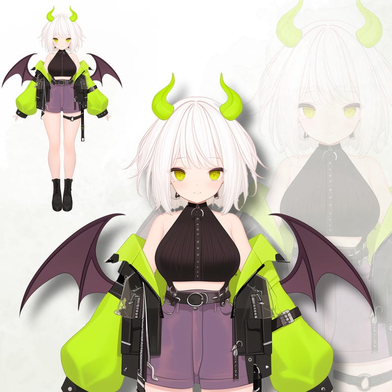 Custom 3D Vtuber Avatar: Vroid Model for Vrchat & Unity - Etsy