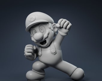 Super Mario Characters 3D STL File for 3D Printer, Action Figure, 3D ...