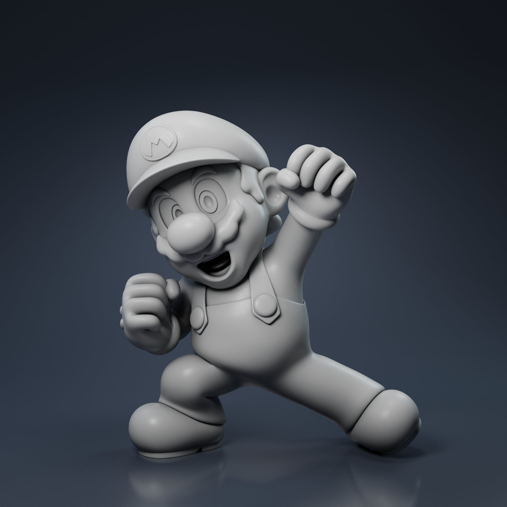 Super Mario Characters 3D STL File for 3D Printer, Action Figure, 3D ...