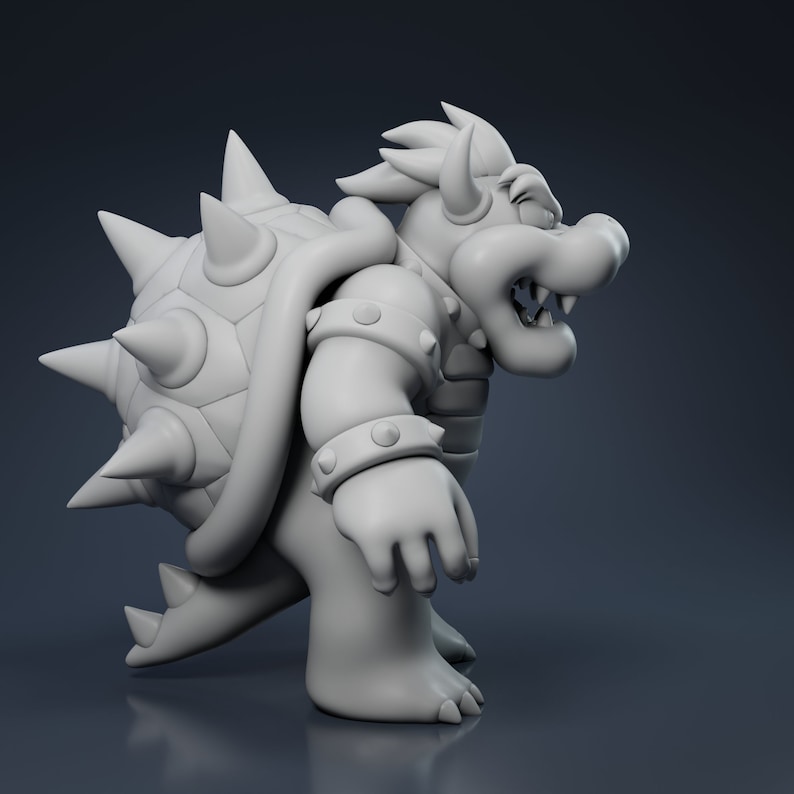 Bowser - Super Mario 3D Model STL File (digital Download) - Etsy