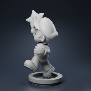 Super Mario Characters 3D STL File for 3D Printer, Action Figure, 3D ...