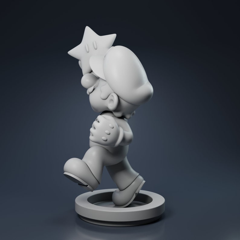 Super Mario Characters 3D STL File for 3D Printer, Action Figure, 3D ...