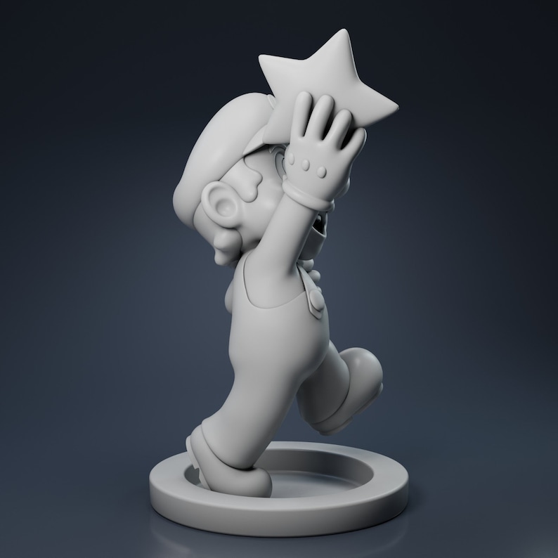 Super Mario Characters 3D STL File for 3D Printer, Action Figure, 3D ...