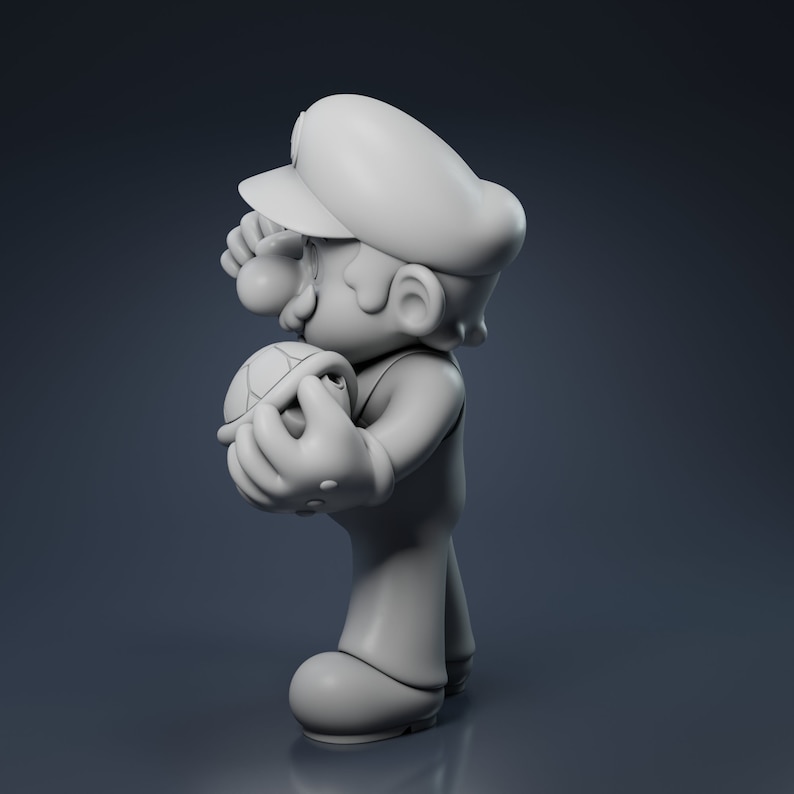 Super Mario Characters 3D STL File for 3D Printer, Action Figure, 3D ...