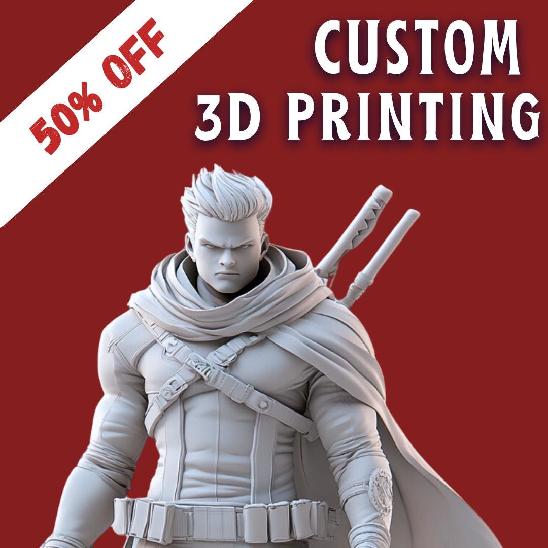 CUSTOM 3D Character Modeling Character Sculpting for Miniatures Custom ...