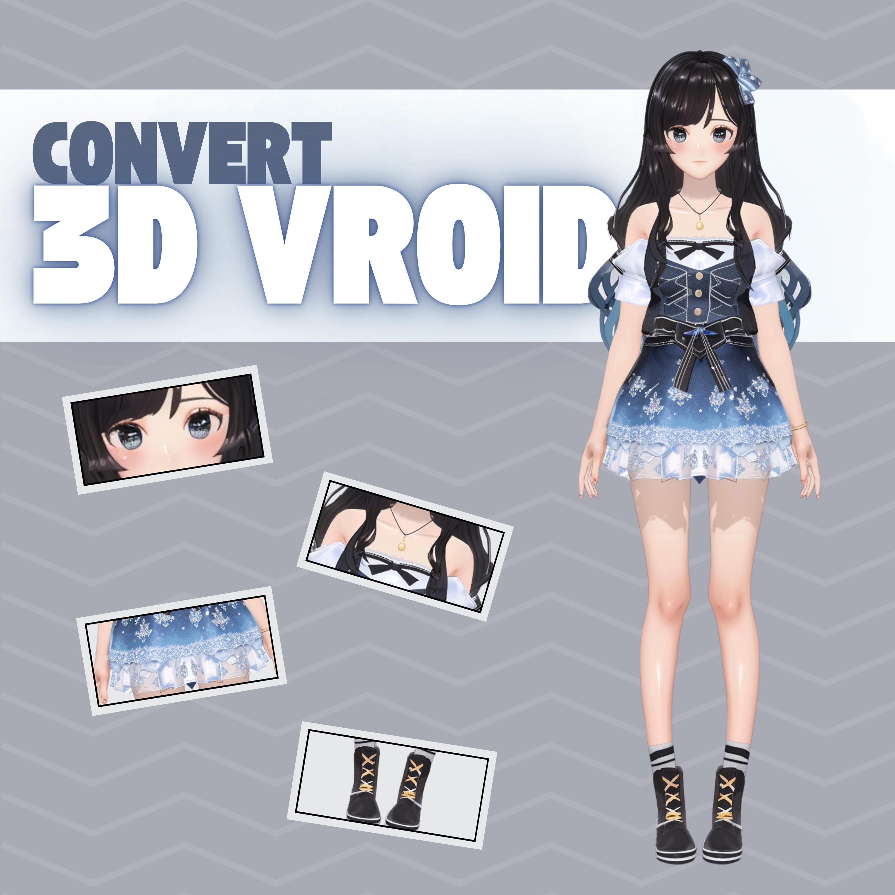 Custom 3D Vtuber Model: Vroid, Live2d Conversion, Vrchat Avatar, Anime ...