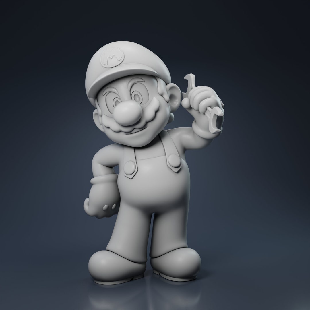 Super Mario Characters 3D STL File for 3D Printer, Action Figure, 3D ...