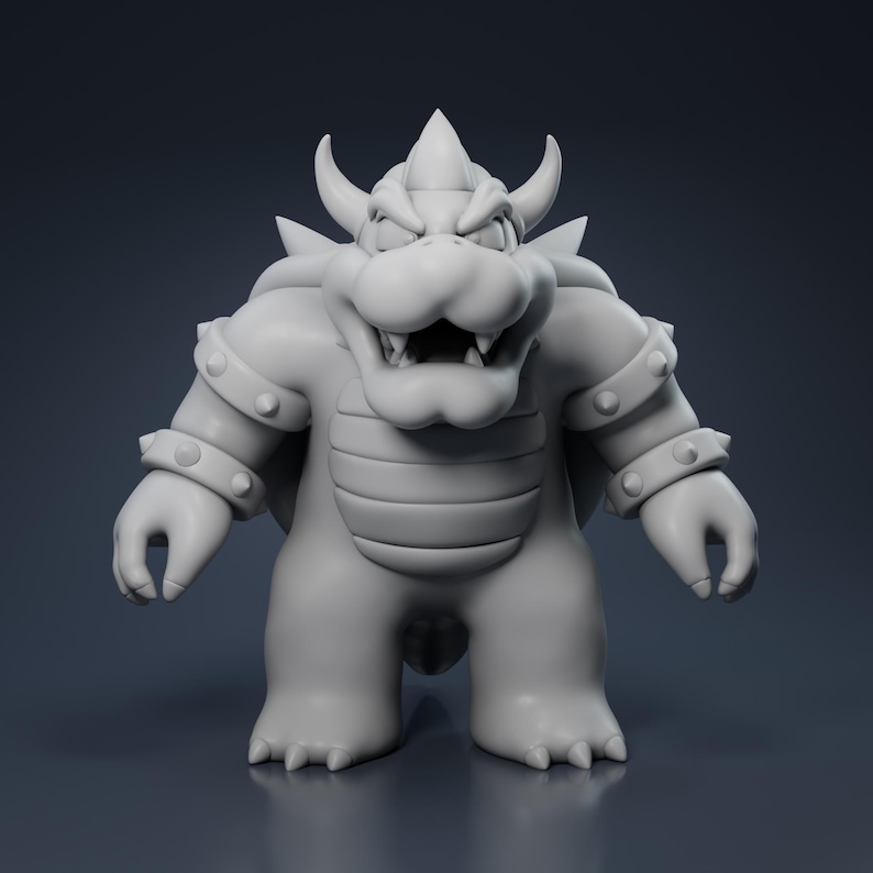 Super Mario 3D STL Pack: Printable Mario, Luigi, Bowser Models (digital ...