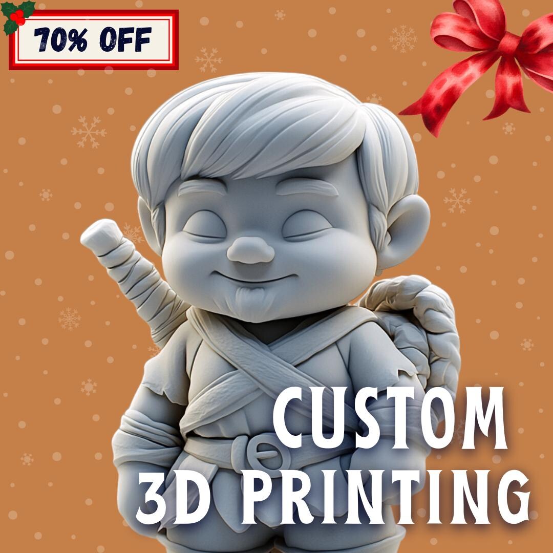 CUSTOM 3D PRINTING 3D Model, 3D Character, Blender, Rigging, Render, Game Asset, T-pose, Sculpt ...