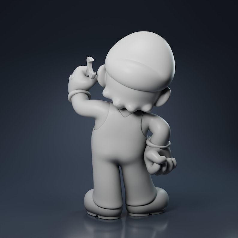 Super Mario Characters 3D STL File for 3D Printer, Action Figure, 3D ...