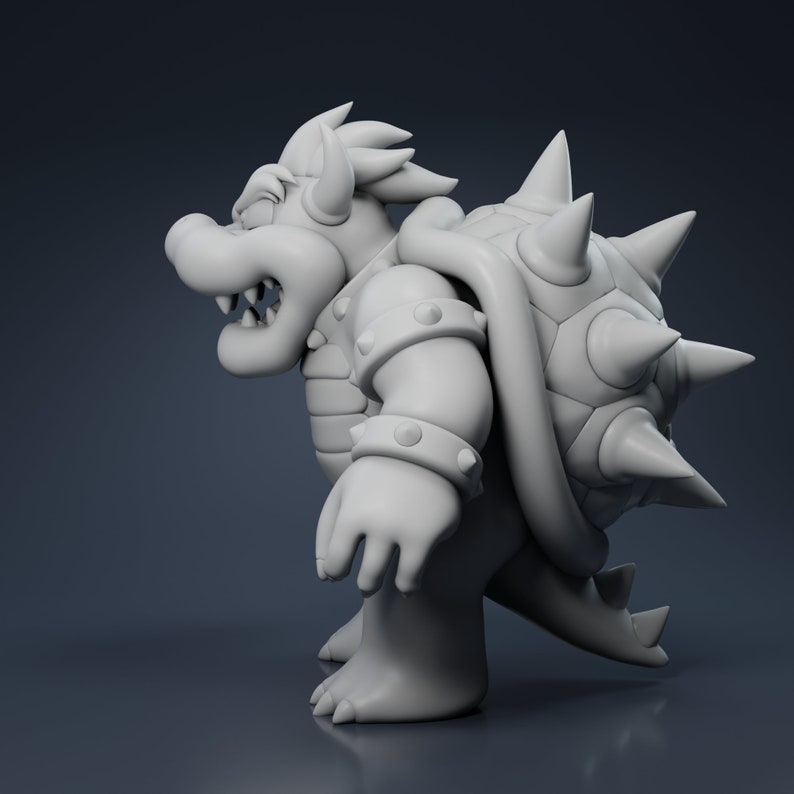 Bowser - Super Mario 3D Model STL File (digital Download) - Etsy