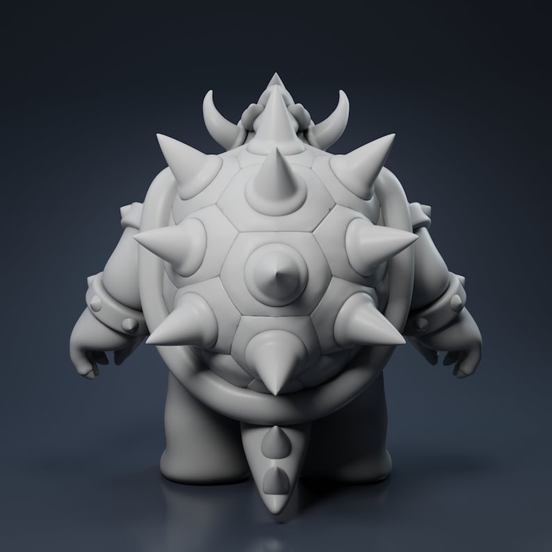 Bowser - Super Mario 3D Model STL File (digital Download) - Etsy