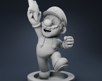 Super Mario Characters 3D STL File for 3D Printer, Action Figure, 3D ...