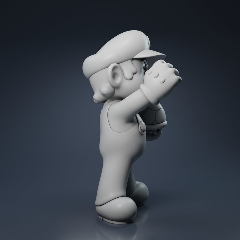 Super Mario Characters 3D STL File for 3D Printer, Action Figure, 3D ...