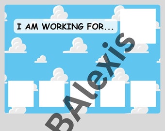 Bluey Token Boards Set of 5 & 10 Tokens - Etsy