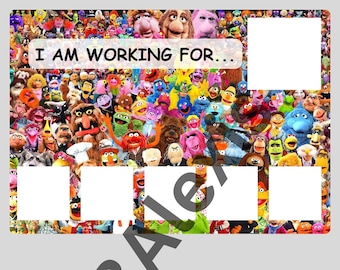 Bluey Token Boards - Set of 5 & 10 Tokens - Etsy