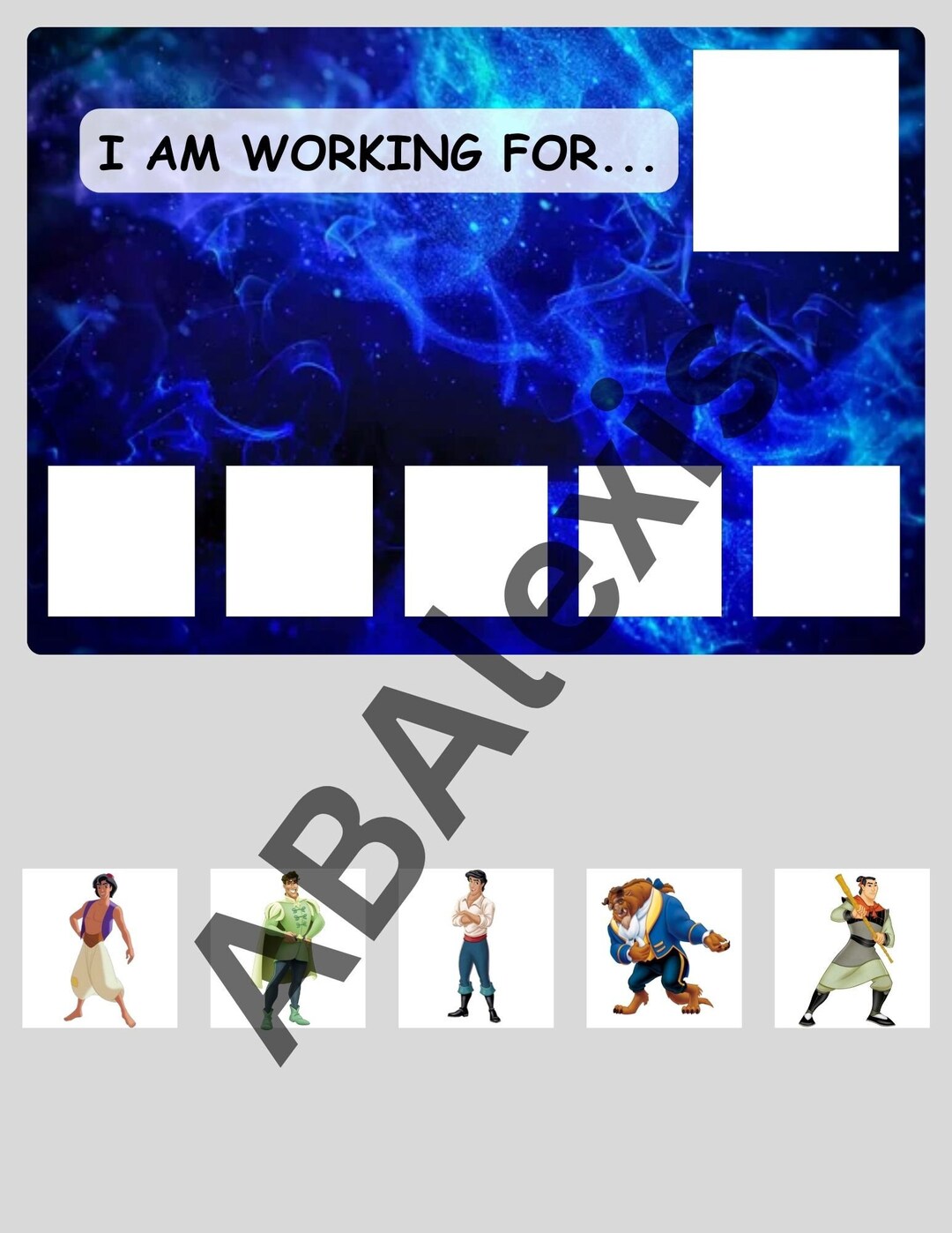 Prince Token Boards - Set of 5 & 10 Tokens - Etsy