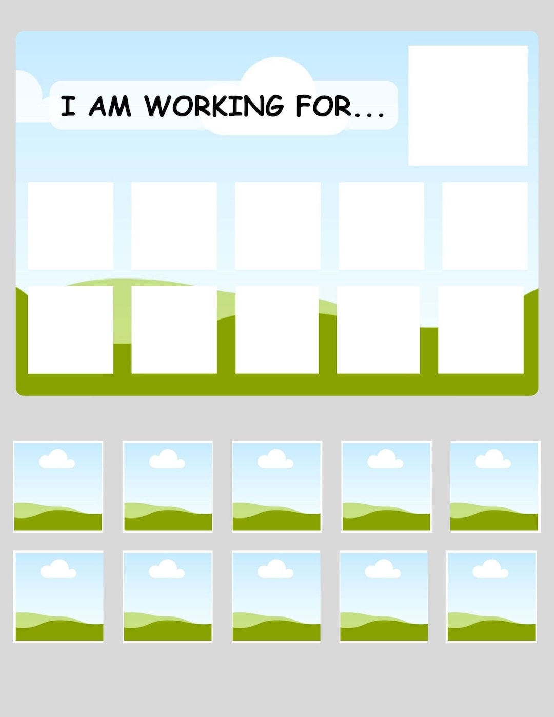 Customizable Token Board; 10 Tokens - Etsy