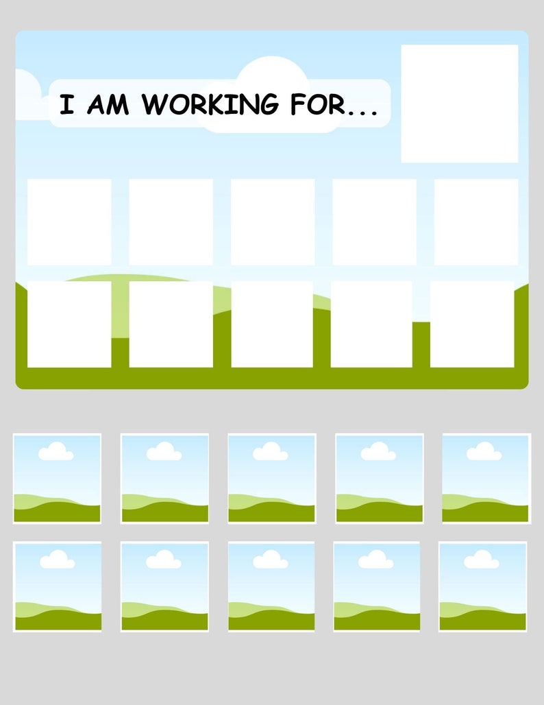 Customizable Token Board; 10 Tokens - Etsy