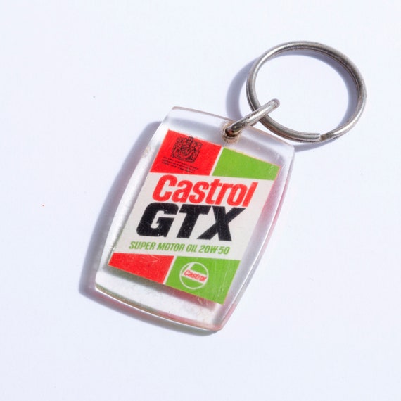 Vintage Transparent Castrol GTX Super Motor Oil Key R… - Gem