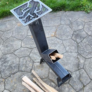 4 Rocket Stove With Sasquatch Cook Top - Etsy