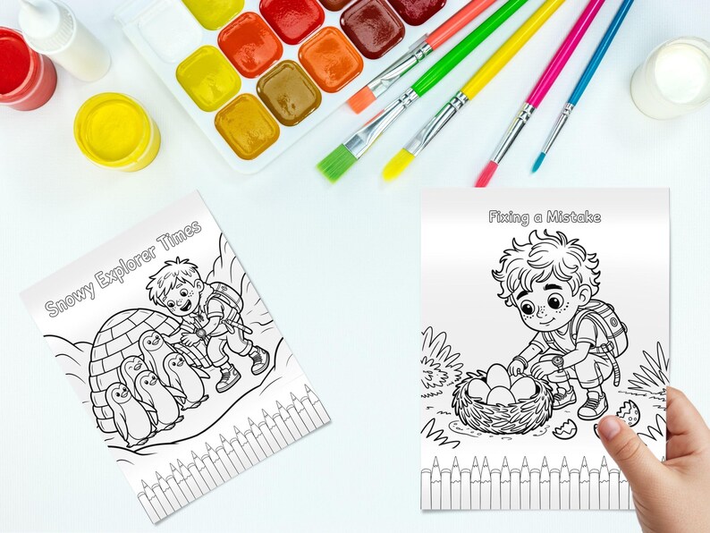 Personalized Time Travel Coloring Book, Custom Name and Photo, Little ...