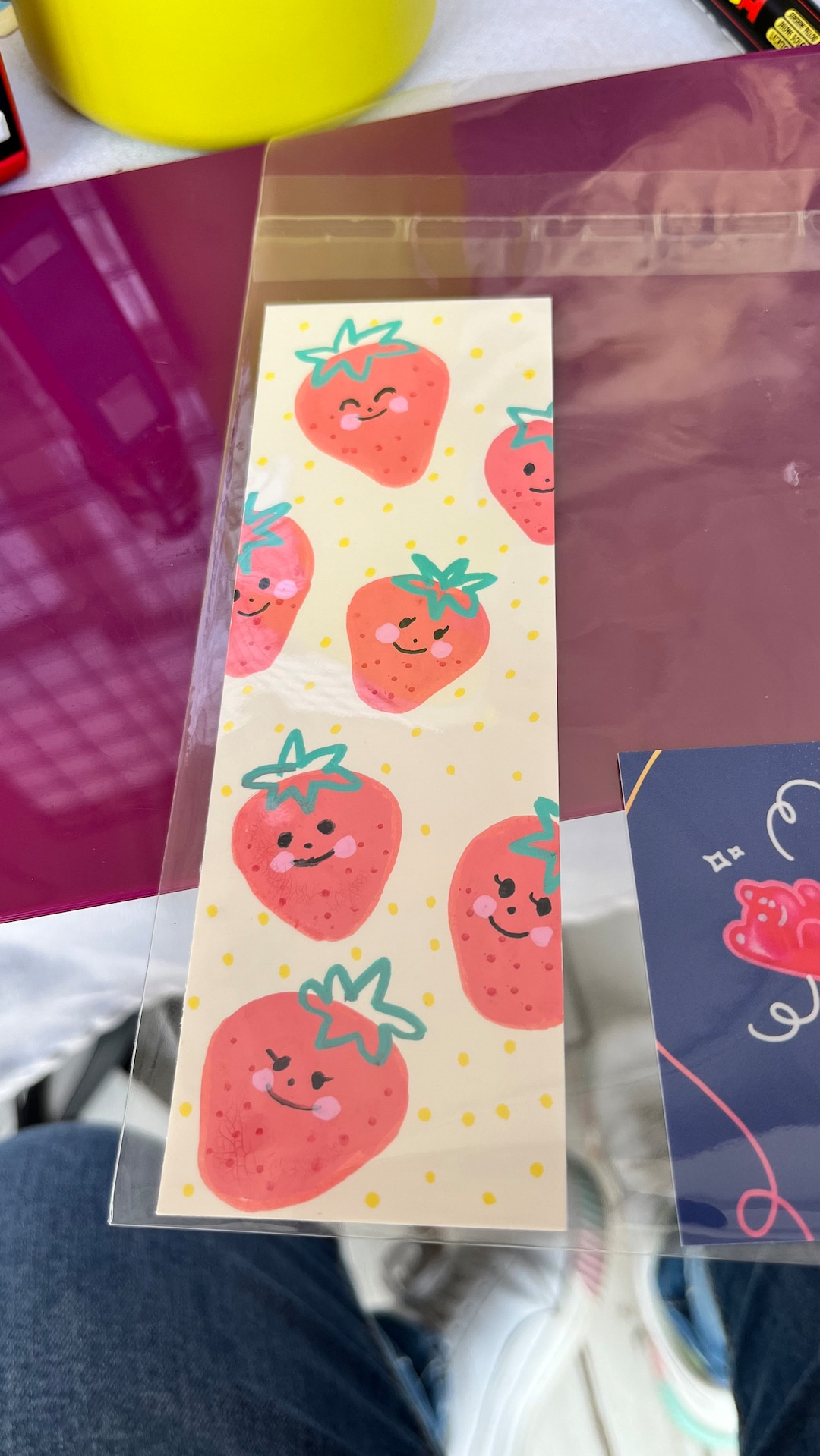 Custom Fruit or Veggie Bookmark Commission - Etsy