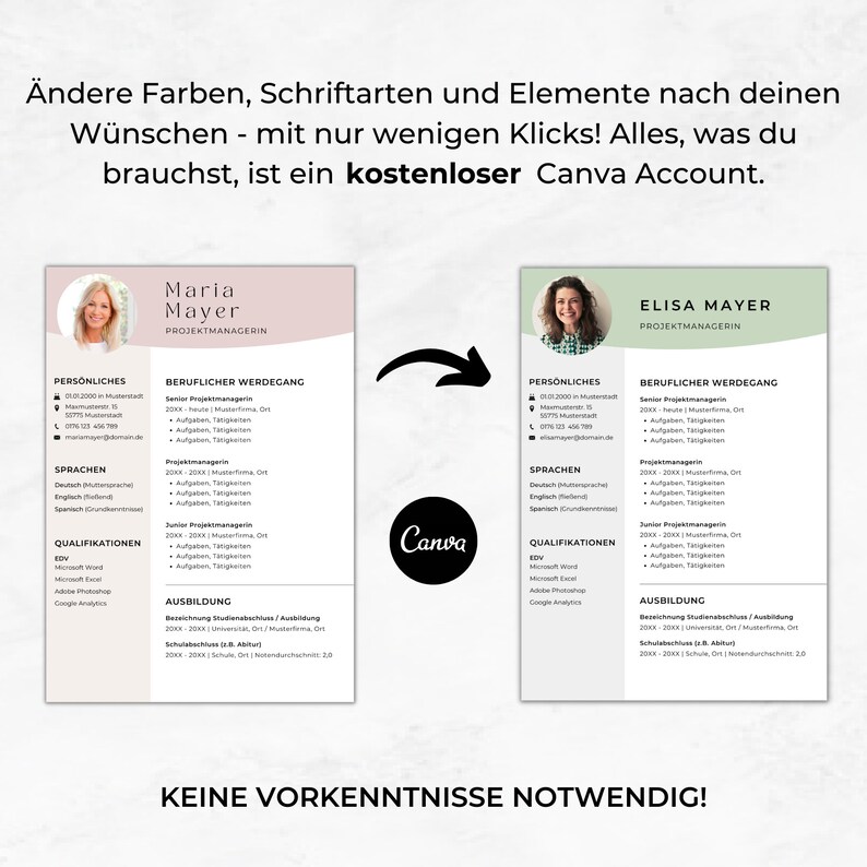 CV, Application Templates, CV Template, CV Template, Curriculum Vitae ...