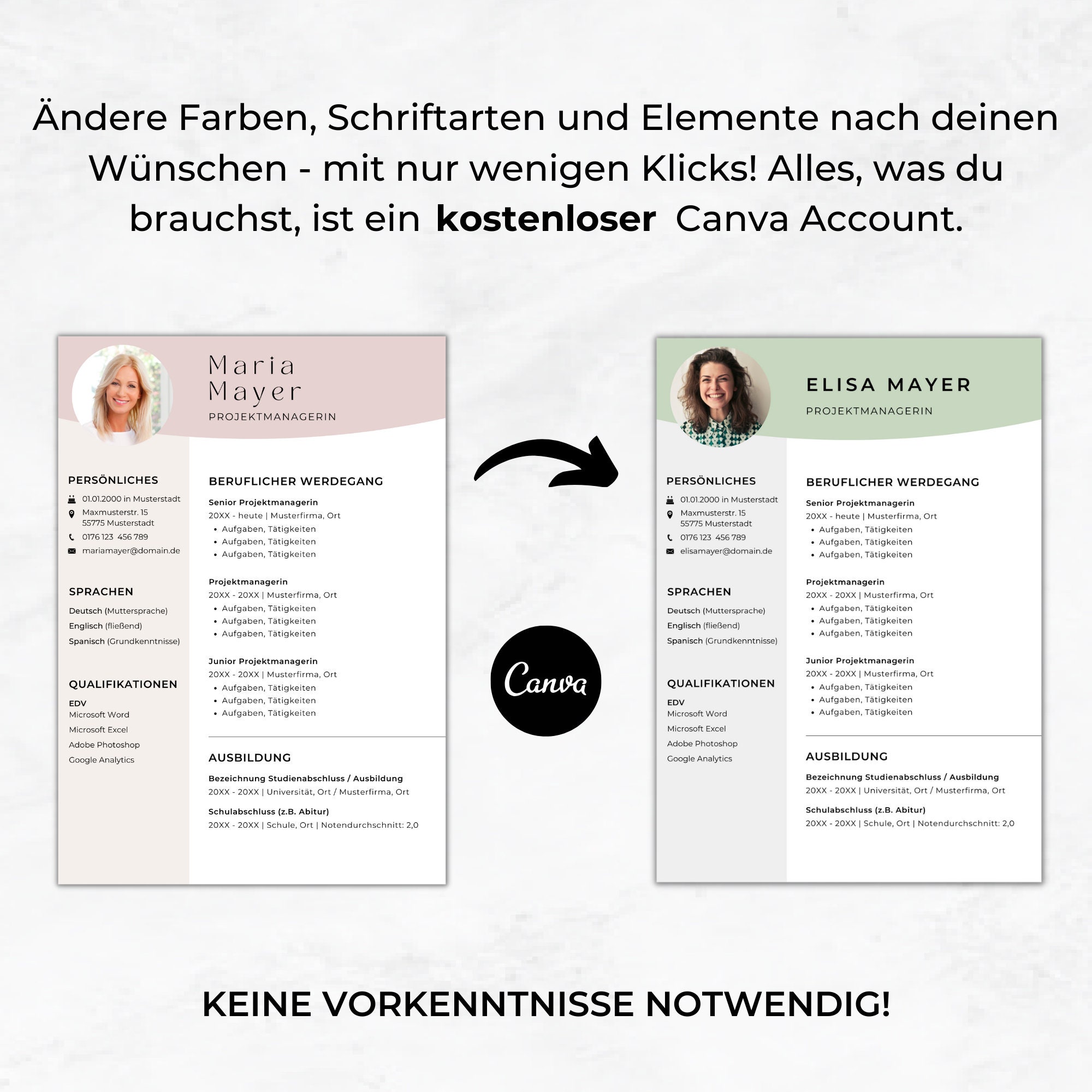 CV, Application Templates, CV Template, CV Template, Curriculum Vitae ...