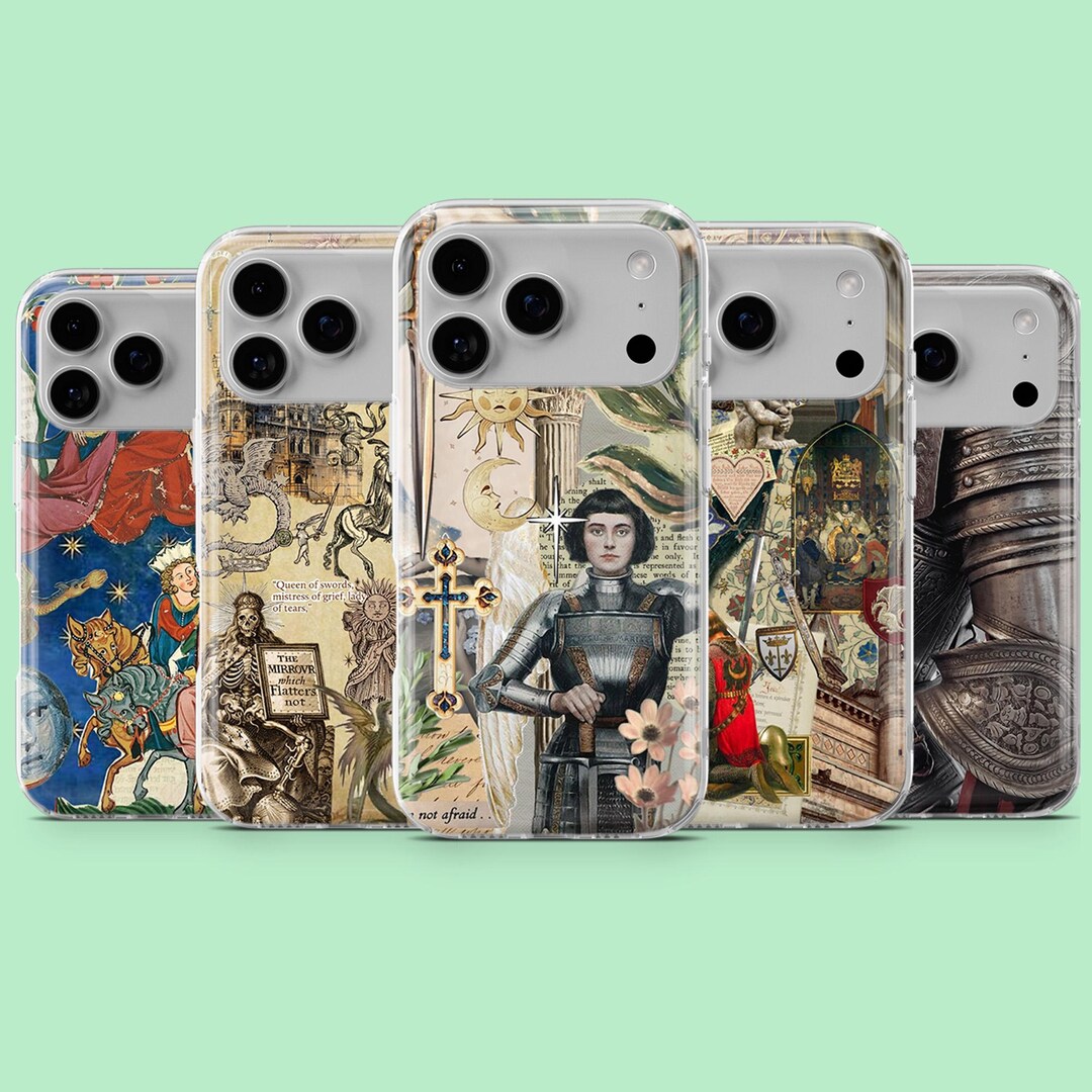 Medieval Art Phone Case Beige History Cover for iPhone 17, 17pro, 16 ...