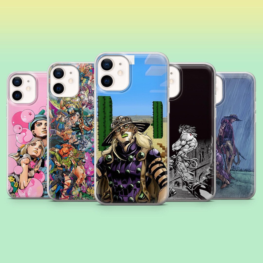 Jojo's Bizarre Adventure Phone Case Anime Joestar Cover for iPhone 16 ...