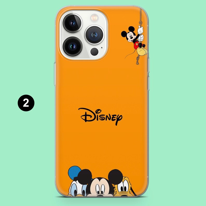 Mickey Mouse Phone Case Disney Inspired Cover for iPhone 16, 16pro, 15 ...