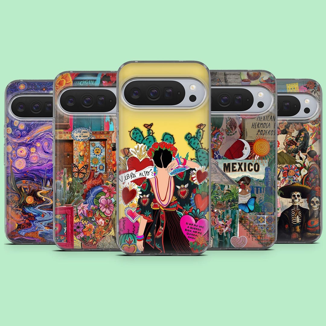 Mexican Art Phone Case Mexico Aesthetic Cover for Google Pixel 10 ...