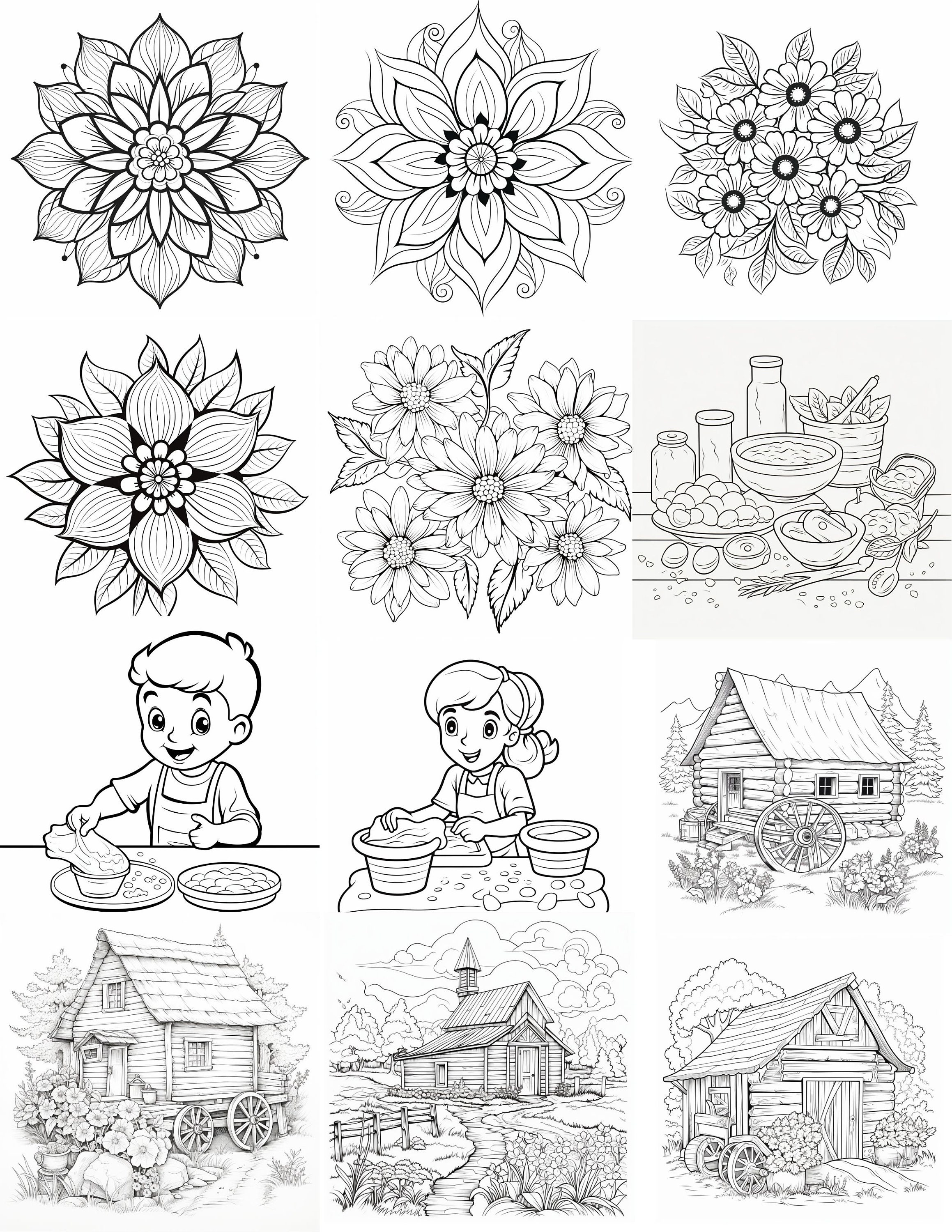Printable Adult Coloring Pages, Mindfulness Relaxing Downloadable ...