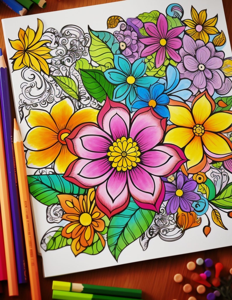 Printable Adult Coloring Pages, Mindfulness Relaxing Downloadable ...