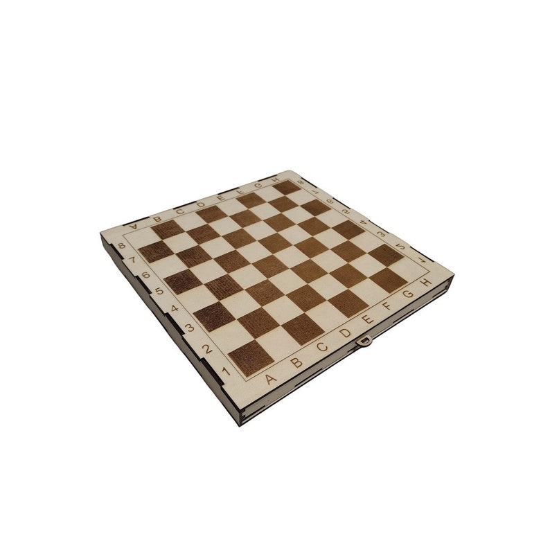 Laser Cut Checkers Checkers Travel Game Wooden Checkers Set Chessboard ...