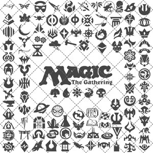 Magic MTG Bundle Pack Expansion Symbols | Icon | MTG Clipart | MTG ...