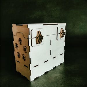 Laser Cut MTG Commander Deck Box Card Holder, Gift, Proxy, 200 Cards ...