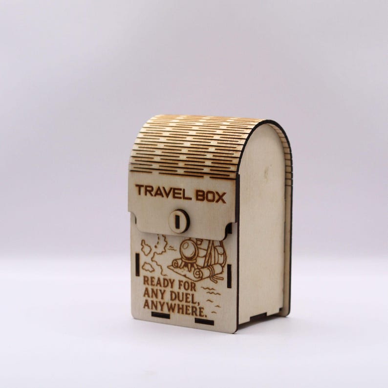 TCG Deck Box Laser Cut, Pokemon, One Piece, MTG Commander Deck, Travel ...