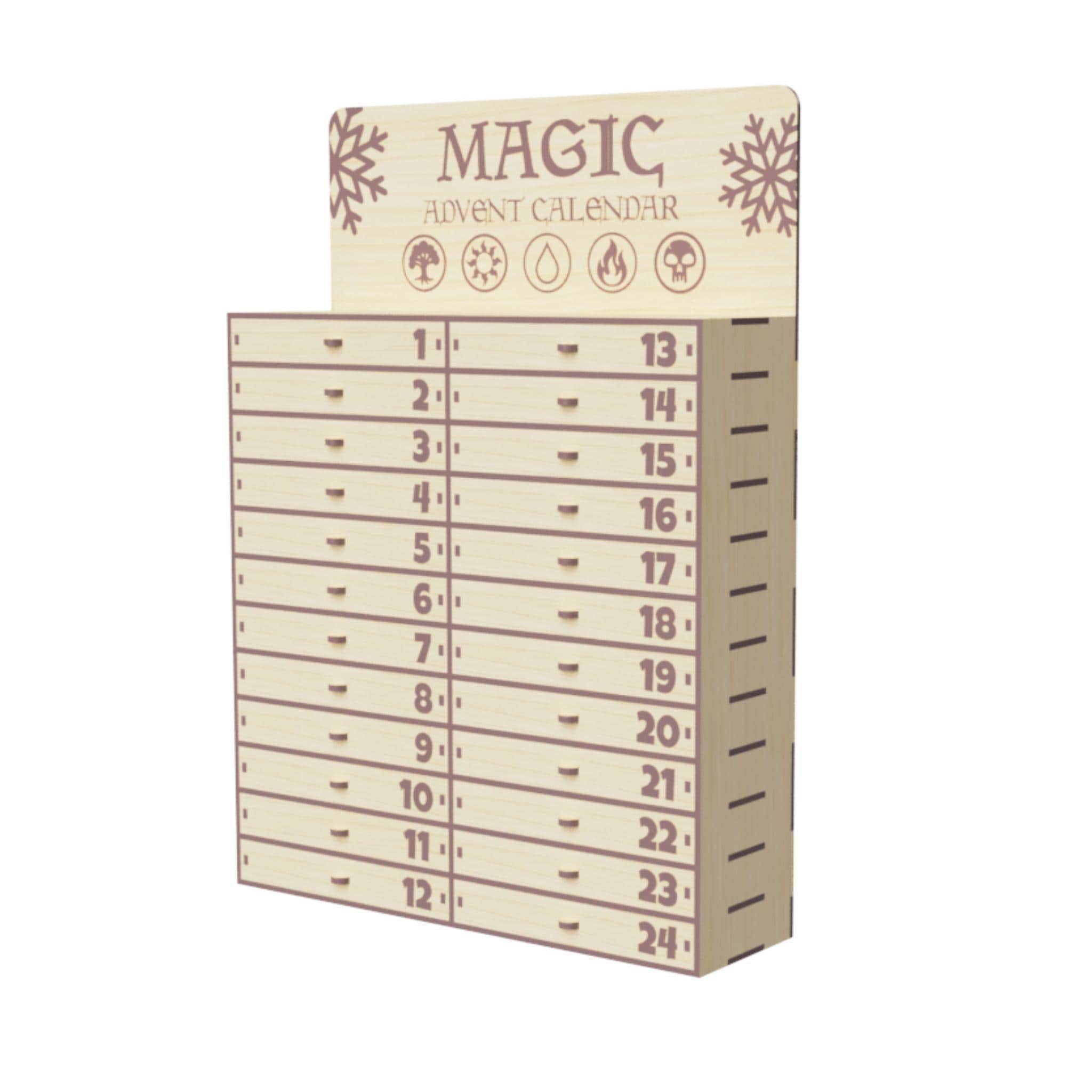 Christmas Magic Booster Advent Calendar MTG 2025, Gift, Storage ...