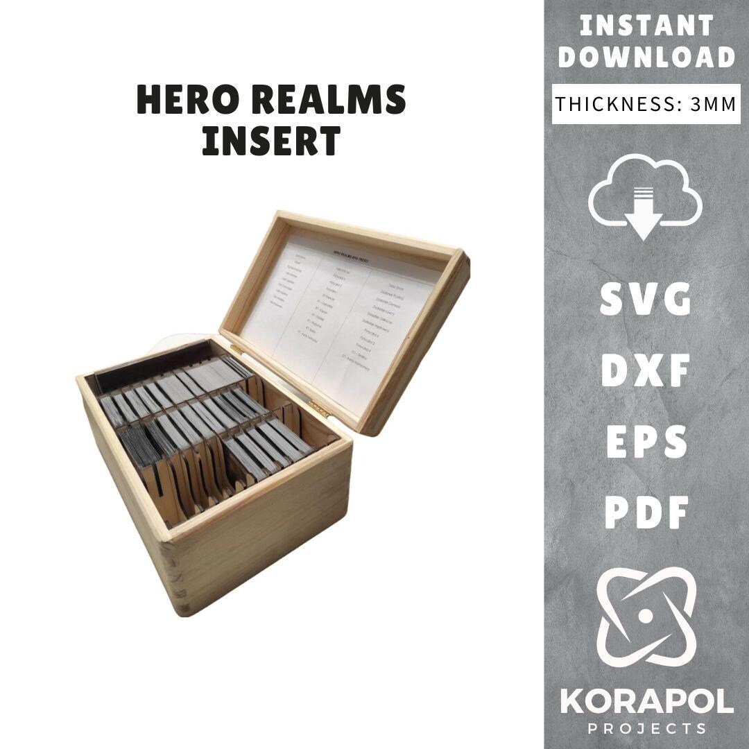 Laser Cut Hero Realms Insert Chest Hero Realms Accessories Board Game ...