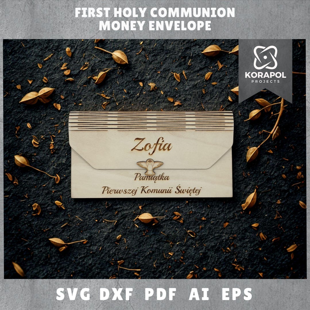 First 1st Holy Communion Money Gift | Favors | Souvenir | Personalized ...